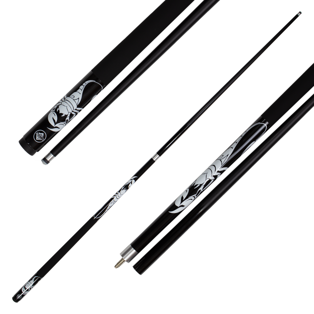 Scorpion Stinger Black Graphite Composite Pool Snooker Billiard Cue ...